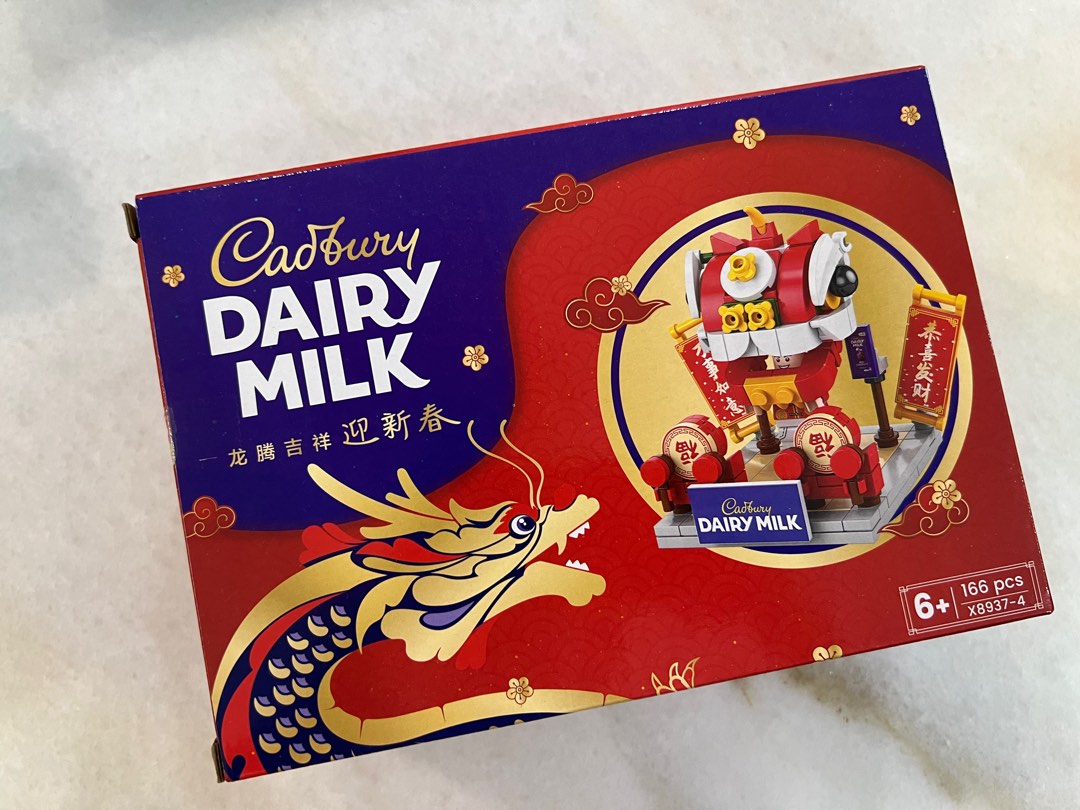 Cadbury Dairy Milk CNY Lion Dance building bricks, Hobbies & Toys, Toys ...