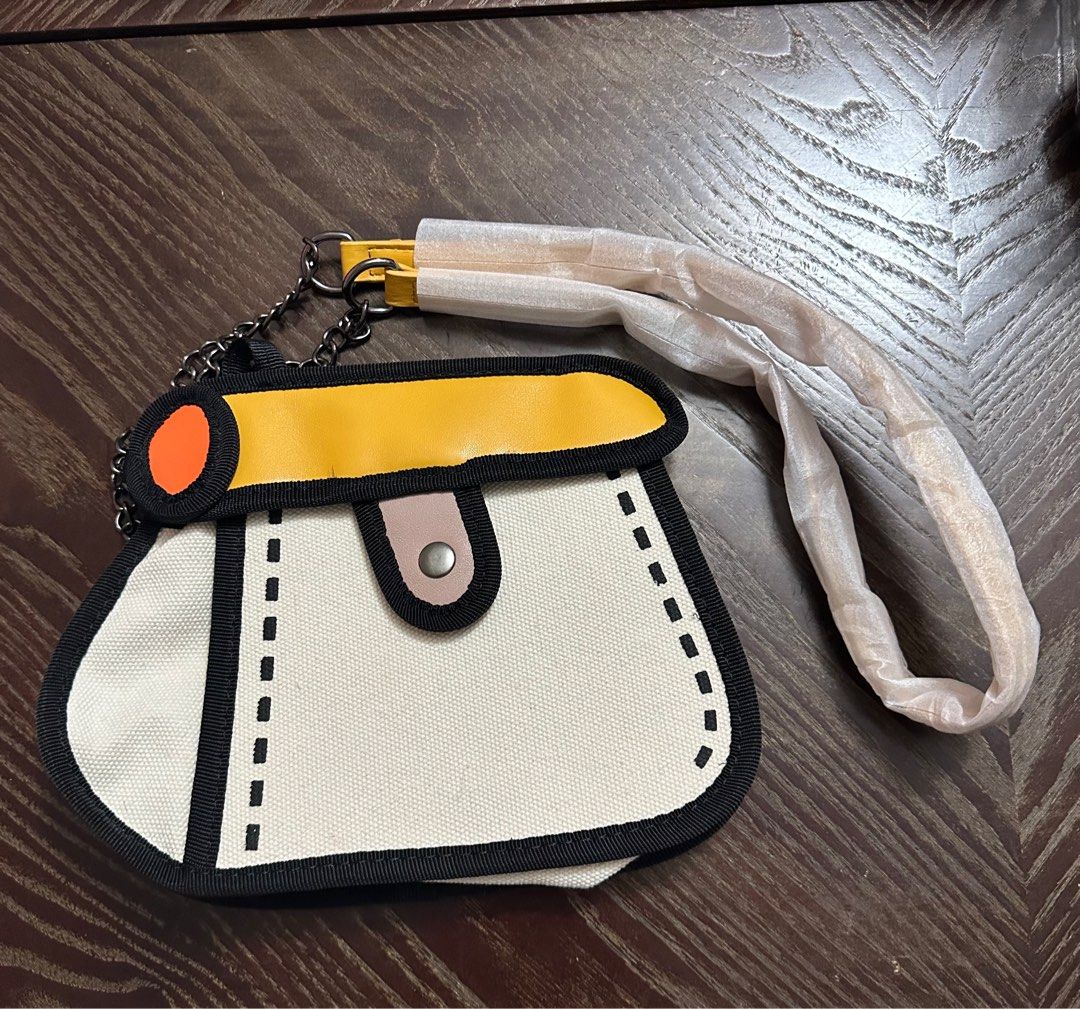 Cartoon 2D bag, Women's Fashion, Bags & Wallets, Cross-body Bags on ...