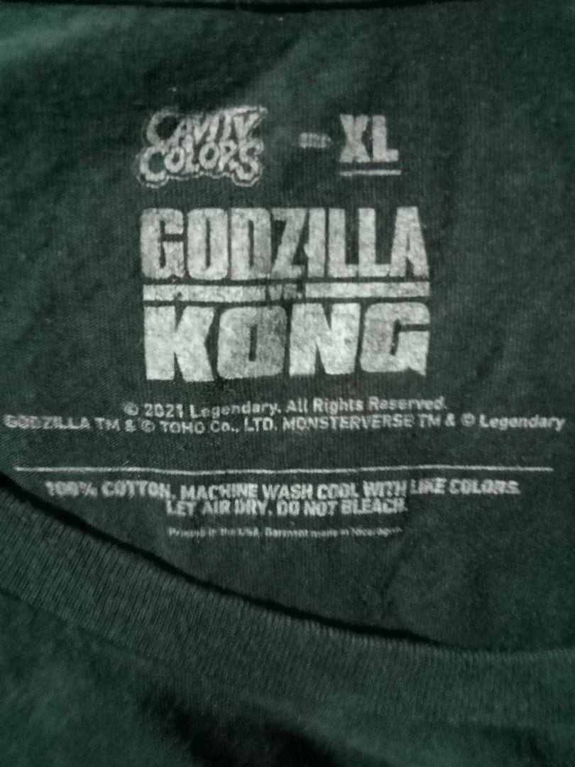 Authentic Cavity Colors Godzilla vs Kong Merch Movie Shirt, Men's ...