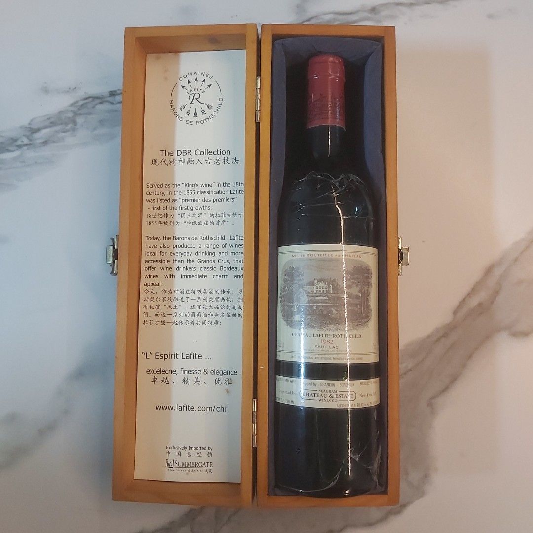 Chateau Lafite Rothschild 1982, Food & Drinks, Alcoholic Beverages on ...