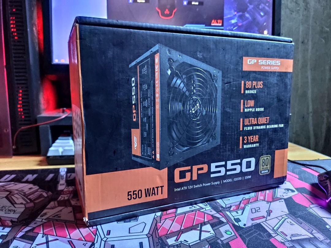 DarkFlash 550W PSU 80+ Bronze, Computers & Tech, Parts & Accessories, Computer Parts on Carousell
