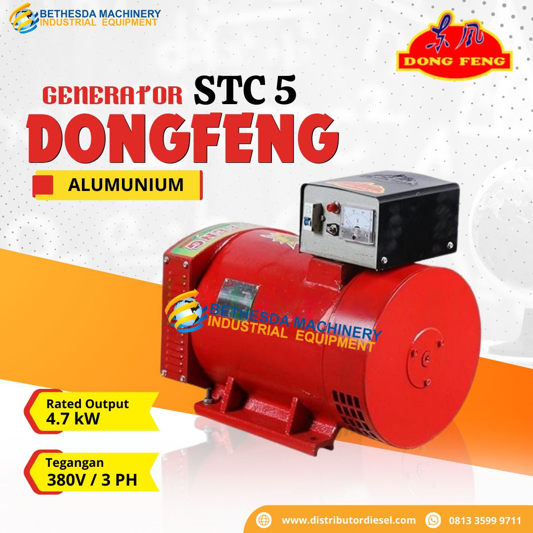 Dongfeng STC 5 Alternator Generator 5 kVA 3 Phase, Motor di Carousell