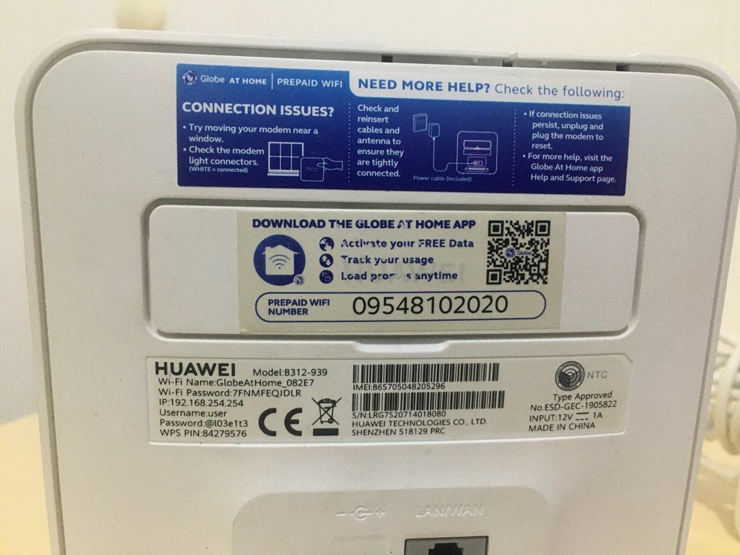 Globe Prepaid wifi modem, Computers & Tech, Parts & Accessories ...