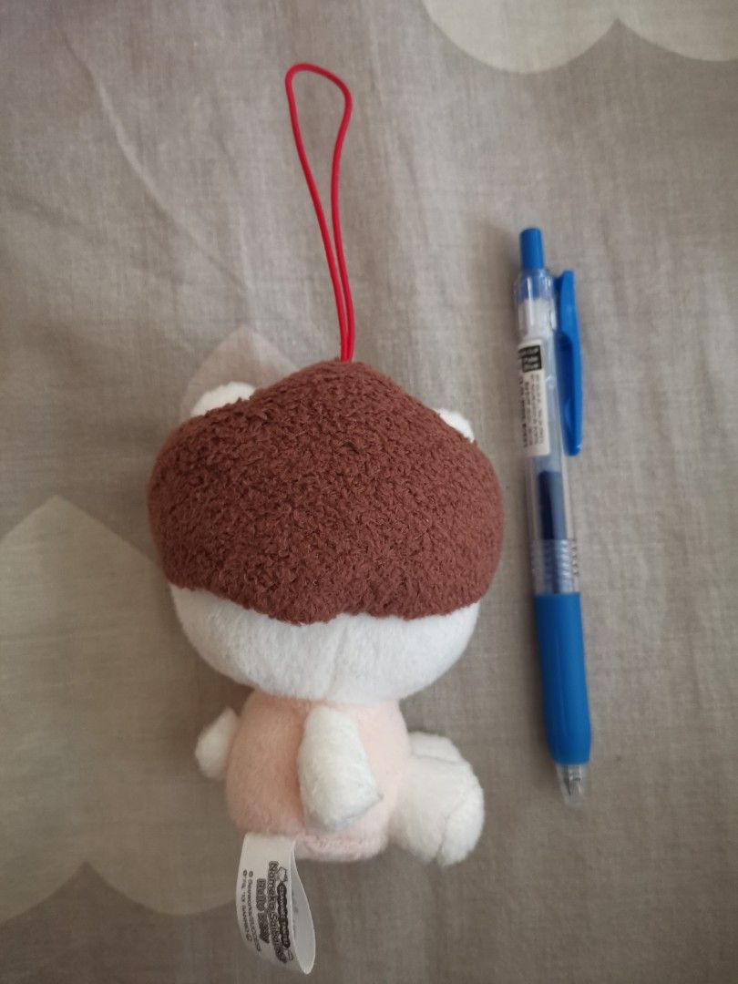Hello Kitty x Nameko Saibai Kit keychain plush, Hobbies & Toys, Toys ...