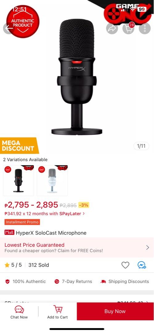 HyperX solocast , Mobile Phones & Gadgets, Mobile & Gadget Accessories ...