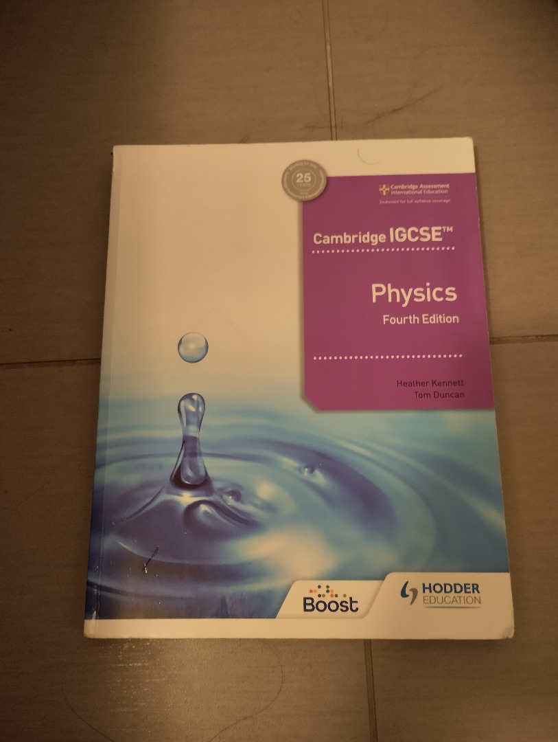 CAMBRIDGE IGCSE PHYSICS 4TH EDITION (ISBN:9781398310544), Hobbies ...