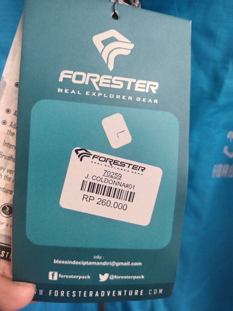 Jaket motor Forester, Fesyen Pria, Pakaian , Baju Luaran di Carousell