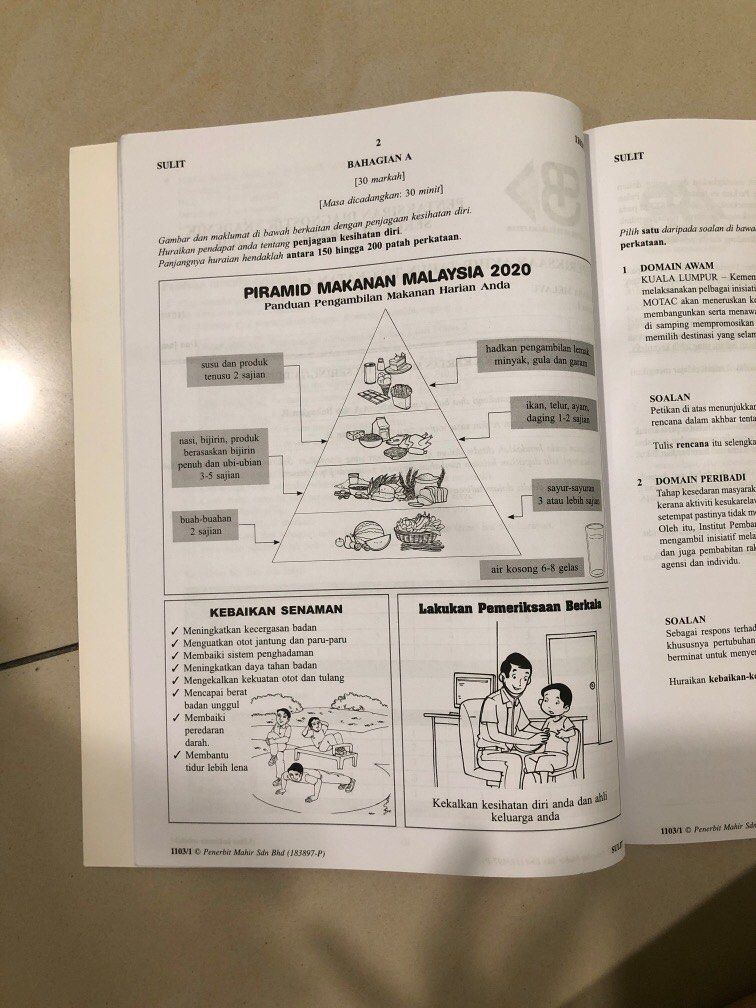 Kertas Model Peperiksaan Sbp Bahasa Melayu Tingkatan 4 Kssm Pra Spm