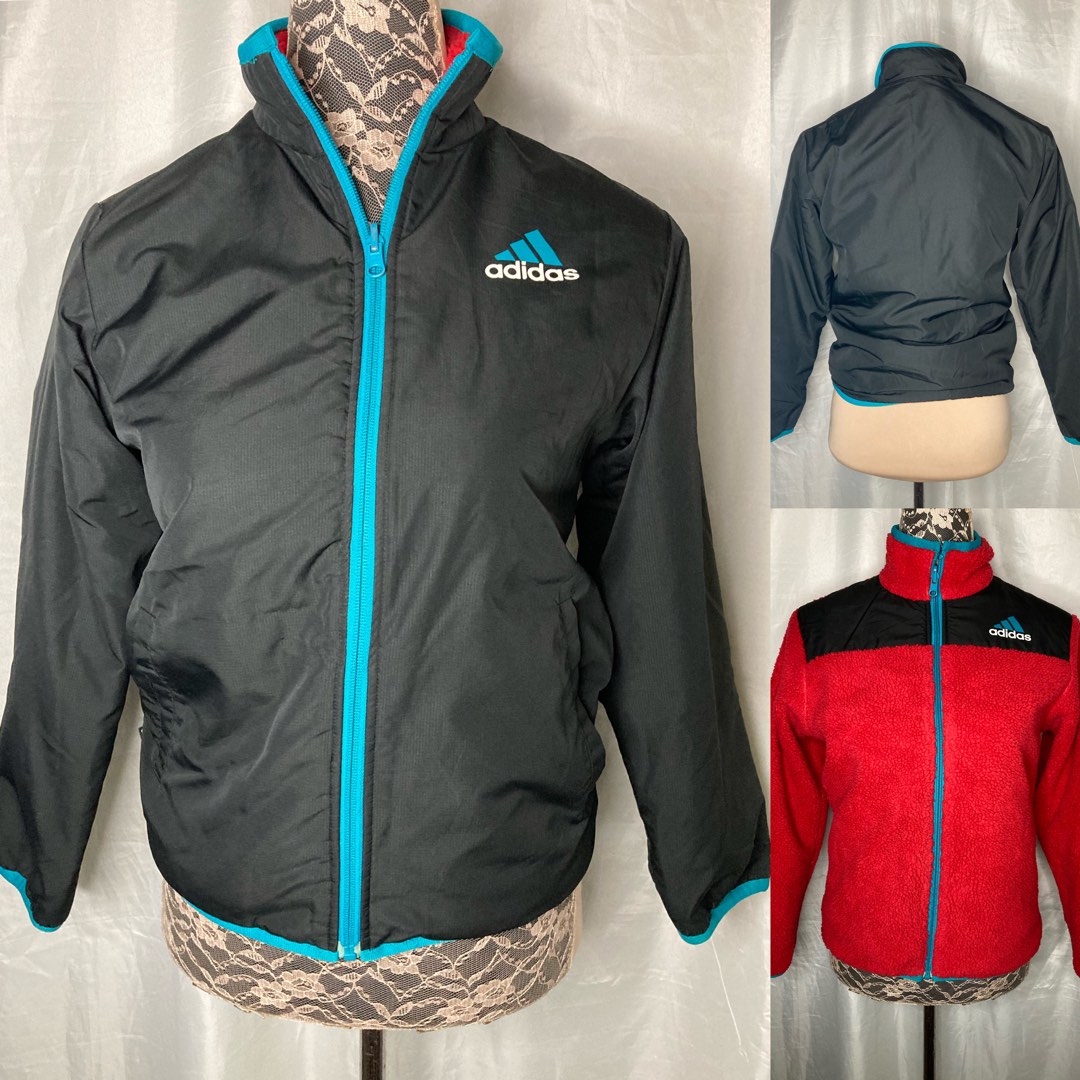 S - M - Adidas Dual Wear Jacket (Reversible), Men's Fashion, Coats ...
