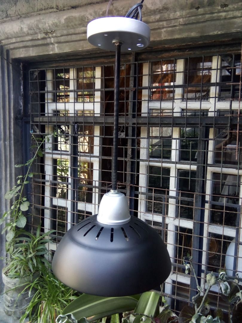 Metal Drop Light Lamp 220 Volts / Ready To Use, Furniture & Home Living ...