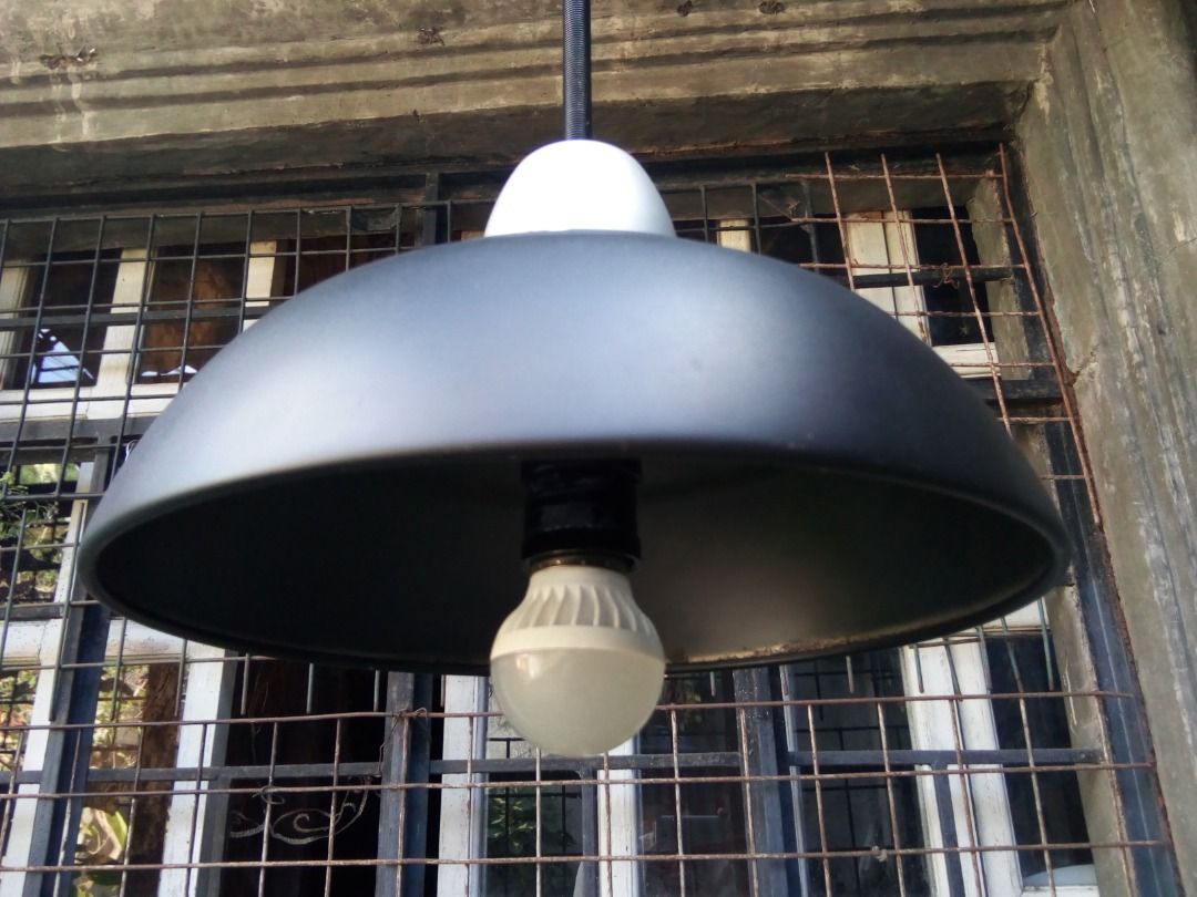 Metal Drop Light Lamp 220 Volts / Ready To Use, Furniture & Home Living ...