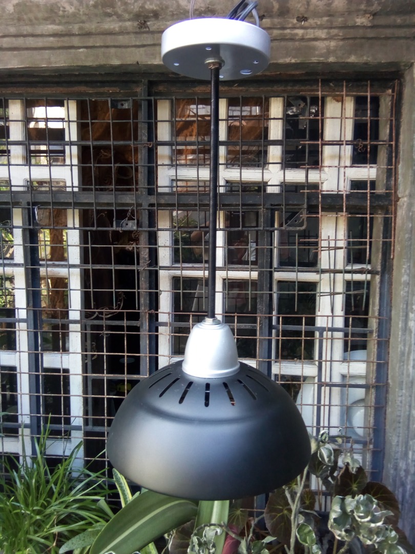 Metal Drop Light Lamp 220 Volts / Ready To Use, Furniture & Home Living ...