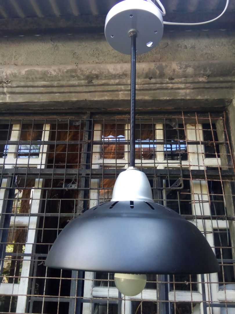 Metal Drop Light Lamp 220 Volts / Ready To Use, Furniture & Home Living ...