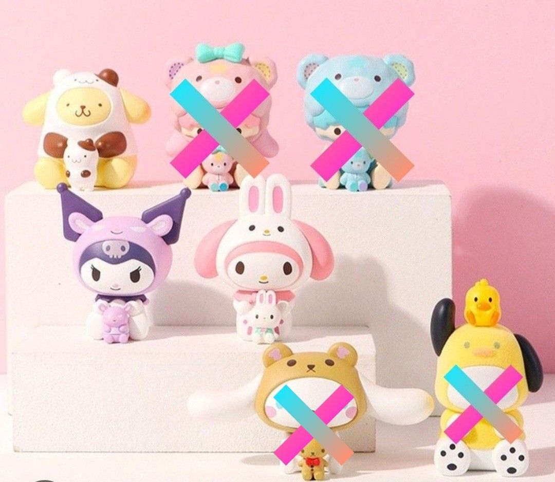 Miniso Sanrio Characters Hugging Buddy blind box, Hobbies & Toys, Toys ...