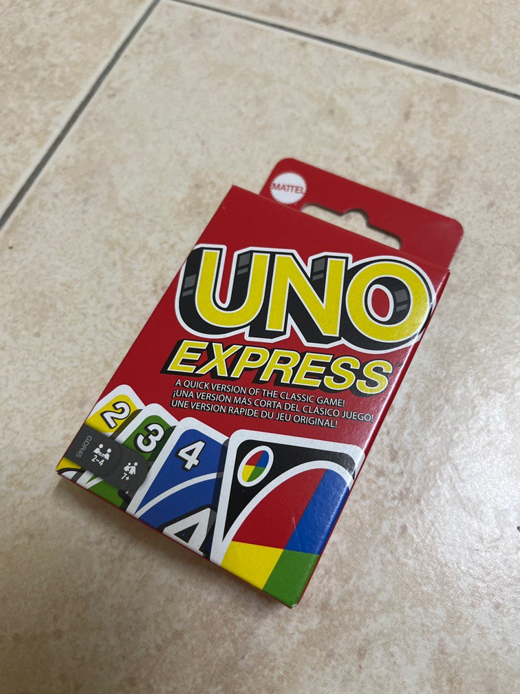 UNO Express Card Game, Hobbies & Toys, Toys & Games on Carousell