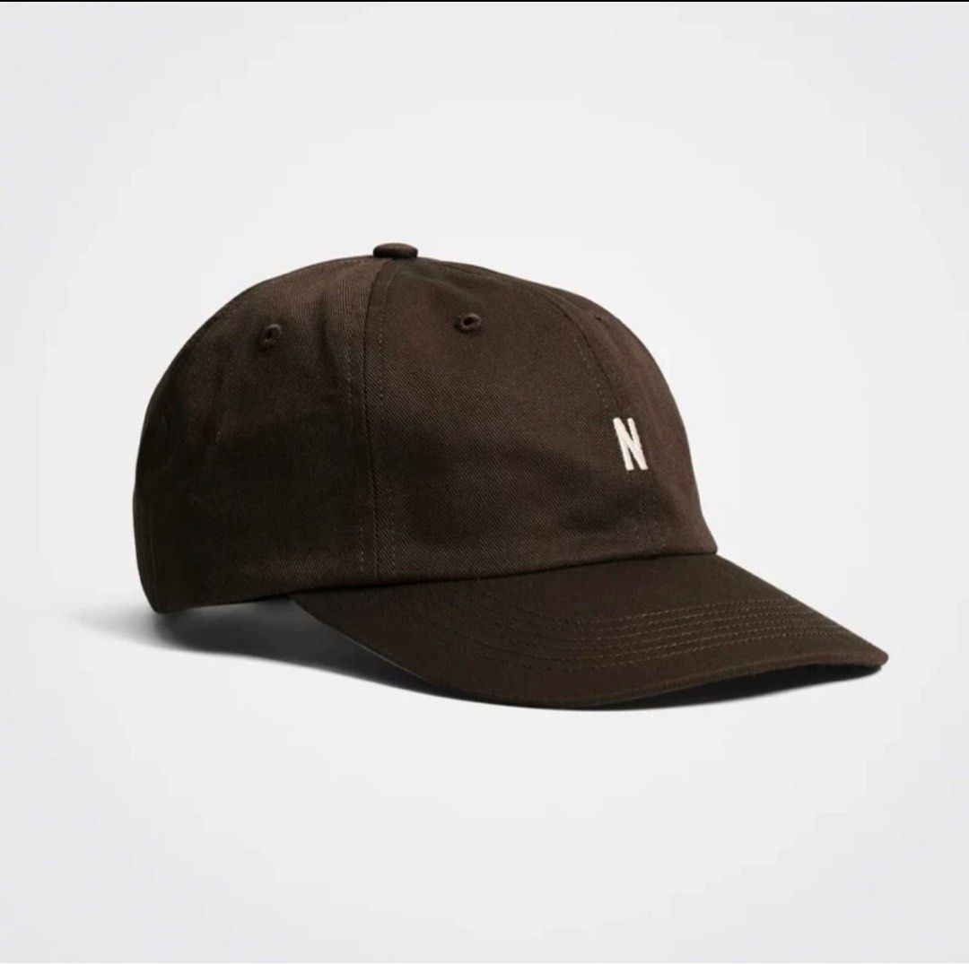 Norse Projects Cap 老帽 棒球帽 深咖, 他的時尚, 手錶及配件, 帽子在旋轉拍賣