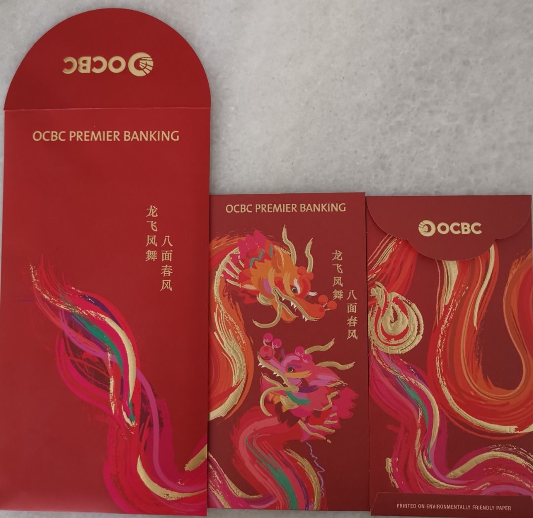 OCBC Premier Banking Angpow 2024, Hobbies & Toys, Stationery & Craft ...