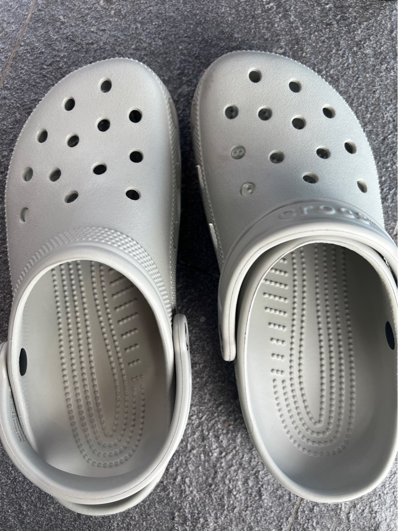 Original Crocs Classic Clog in Elephant, Men's Fashion, Footwear ...