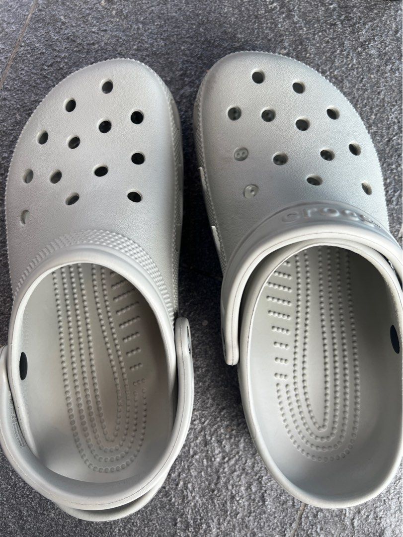 Original Crocs Classic Clog in Elephant, Men's Fashion, Footwear ...