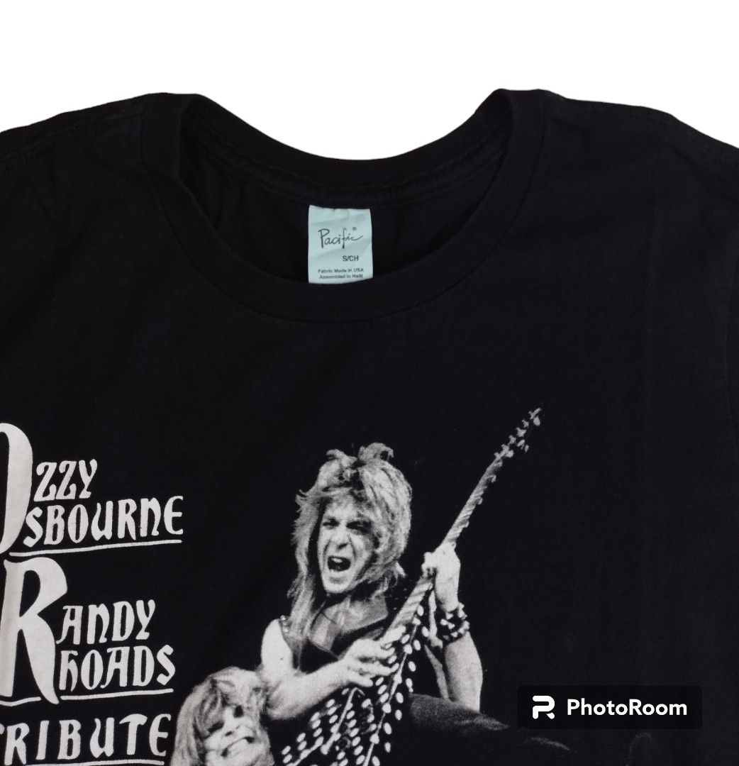 Ozzy Osbourne Randy Rhoads Tribute Tshirt, Men's Fashion, Activewear on ...