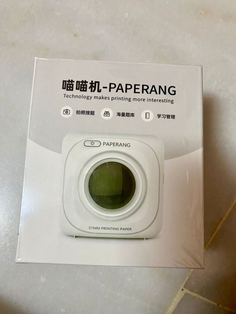 Paperang P1 Bluetooth Termal Inkless Mini Wireless Easy Portable ...