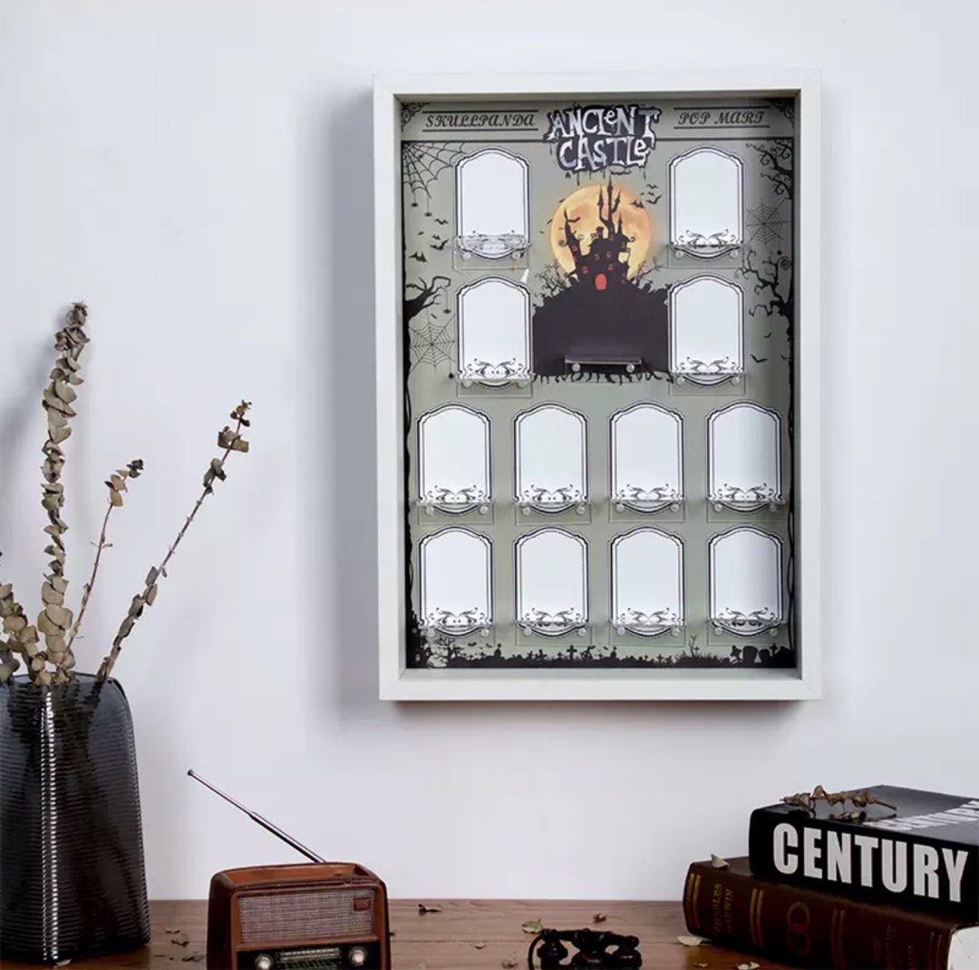 [PO] Popmart SkullPanda Ancient Castle Display Light Frame Box, Hobbies ...