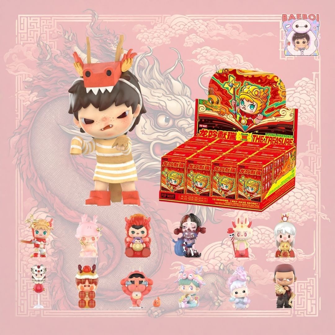 Popmart- Loong Presents the Treasure, Hobbies & Toys, Toys & Games on ...