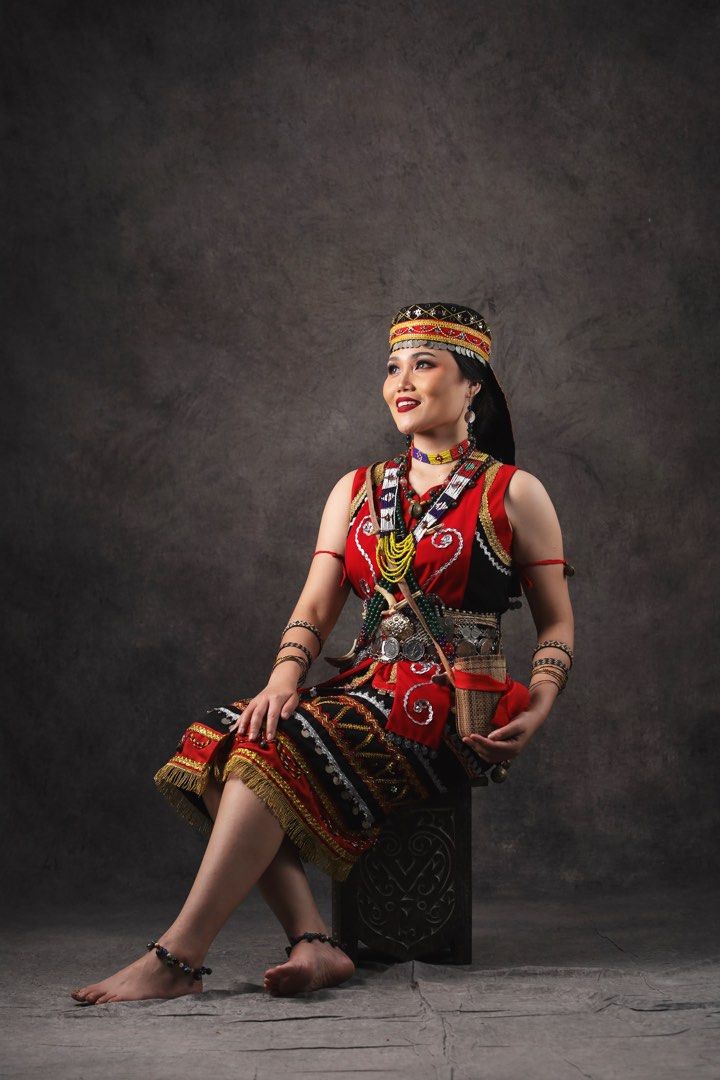 (RENT) Sarawak : Bidayuh Costume , Women's Fashion, Dresses & Sets ...