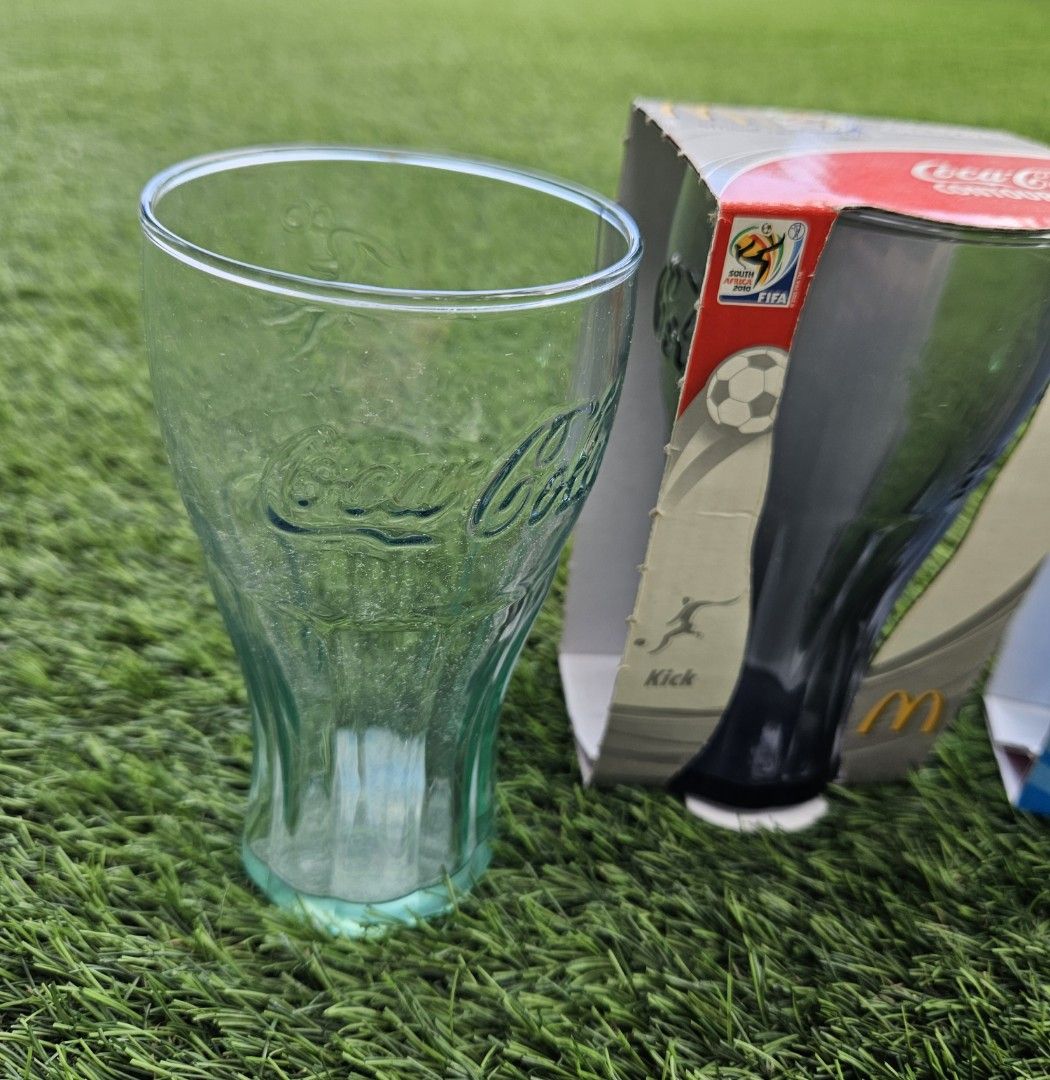 Set of 5 Coca-Cola Contour Glass FIFA World Cup 2010, Furniture & Home ...