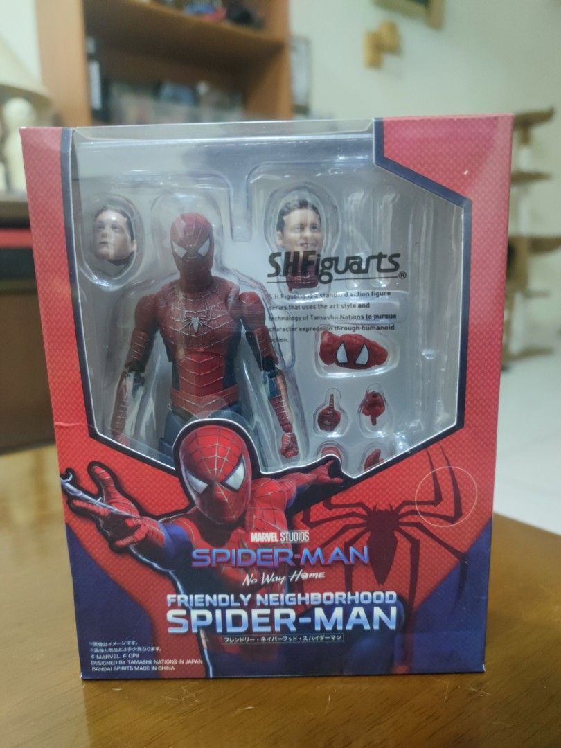 SHF Figuarts Tobey Spider man Bootleg/KO Version, Hobbies & Toys, Toys ...