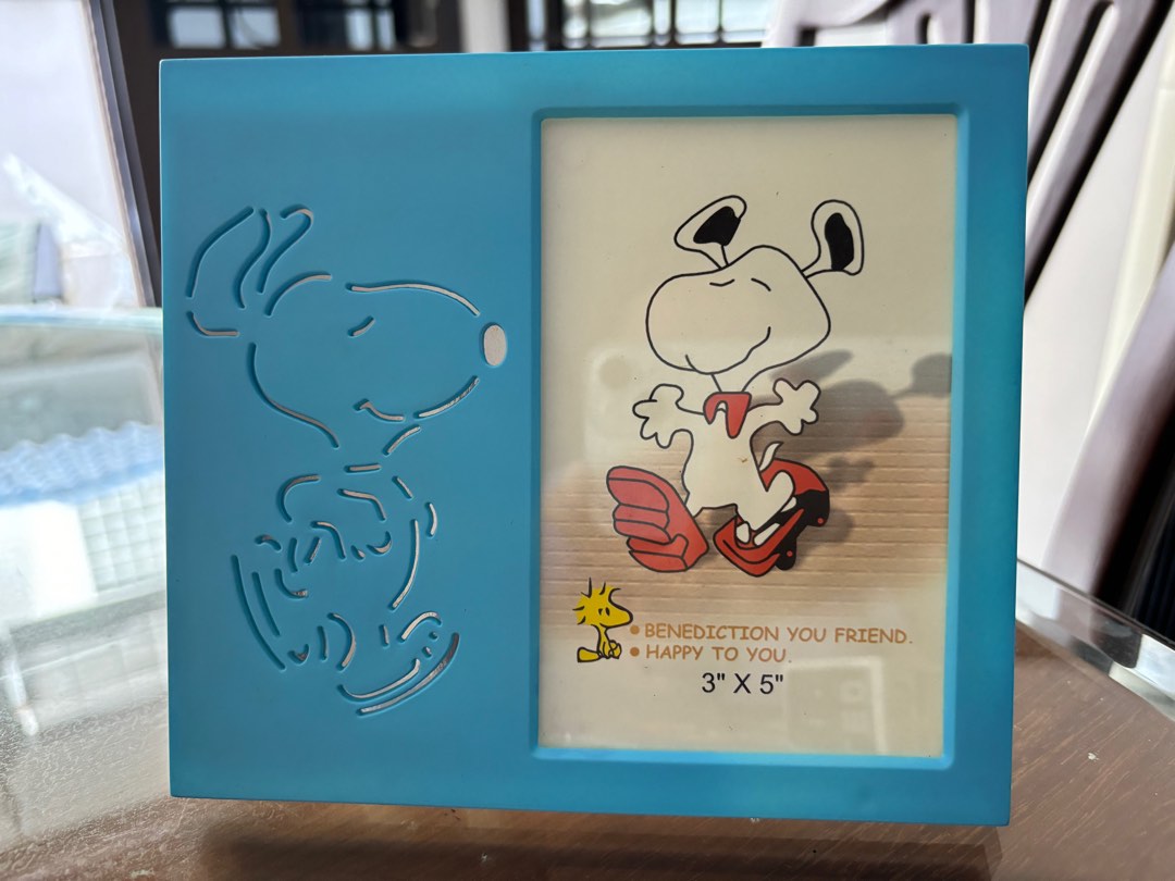 Snoopy photo frame for sale, Furniture & Home Living, Home Decor ...