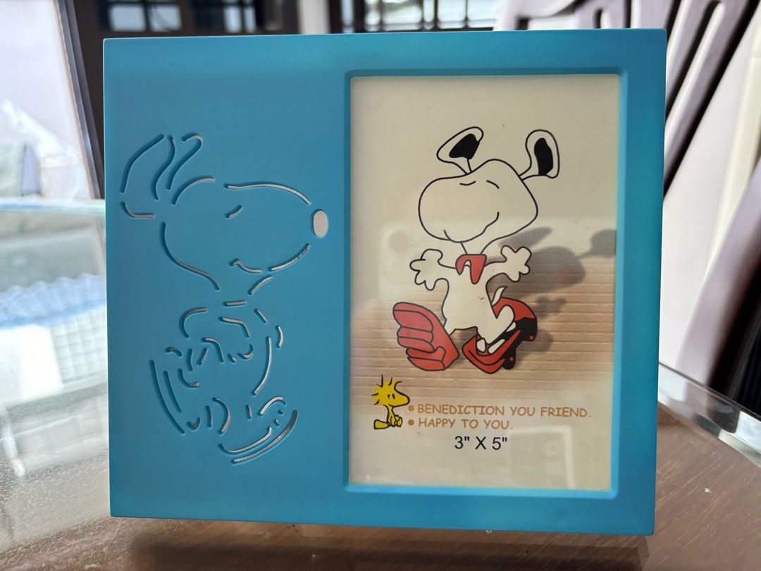 Snoopy photo frame for sale, Furniture & Home Living, Home Decor ...