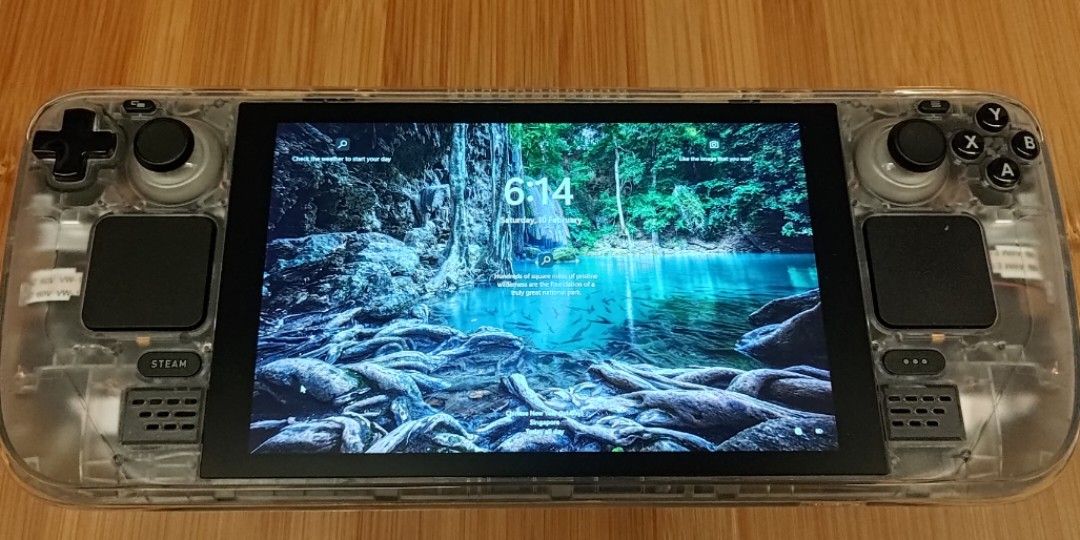 Steamdeck Anti Glare Model, Modded RGB 512GB ssd, Video Gaming, Video ...