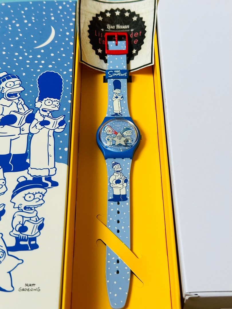 Swatch Simpsons Edition (quartz), Men's Fashion, Watches & Accessories ...