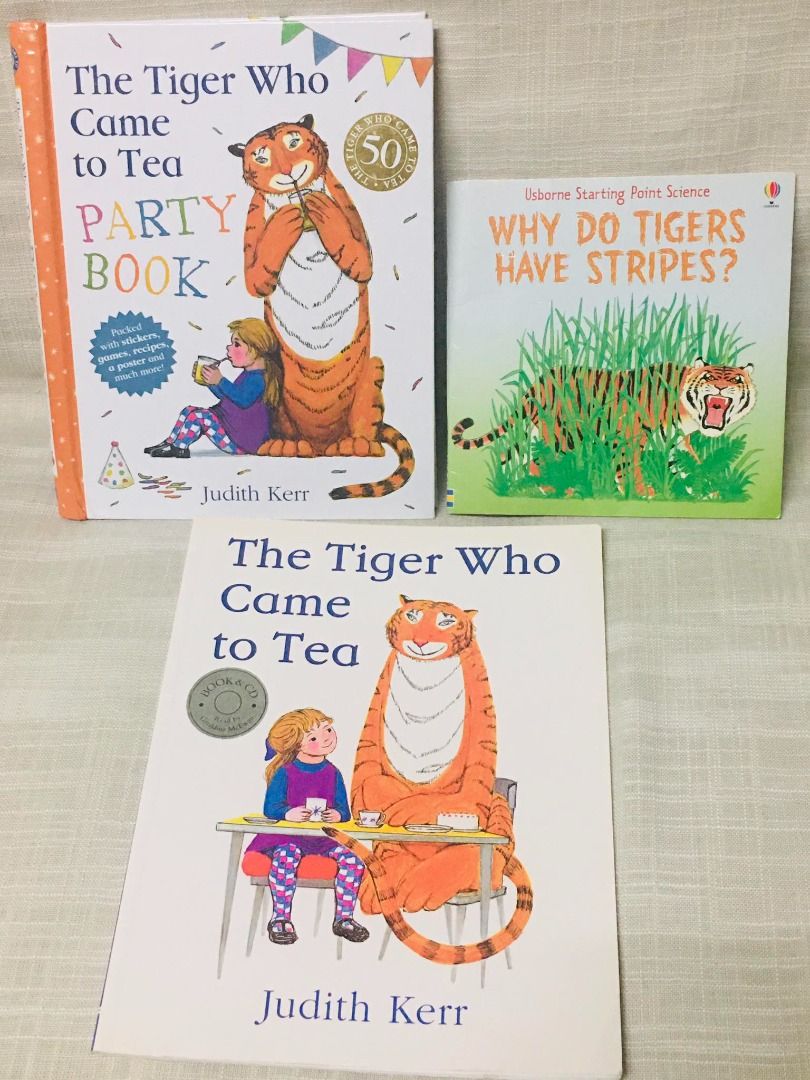 The Tiger Who Came To Tea Book Bundle, Hobbies & Toys, Books ...