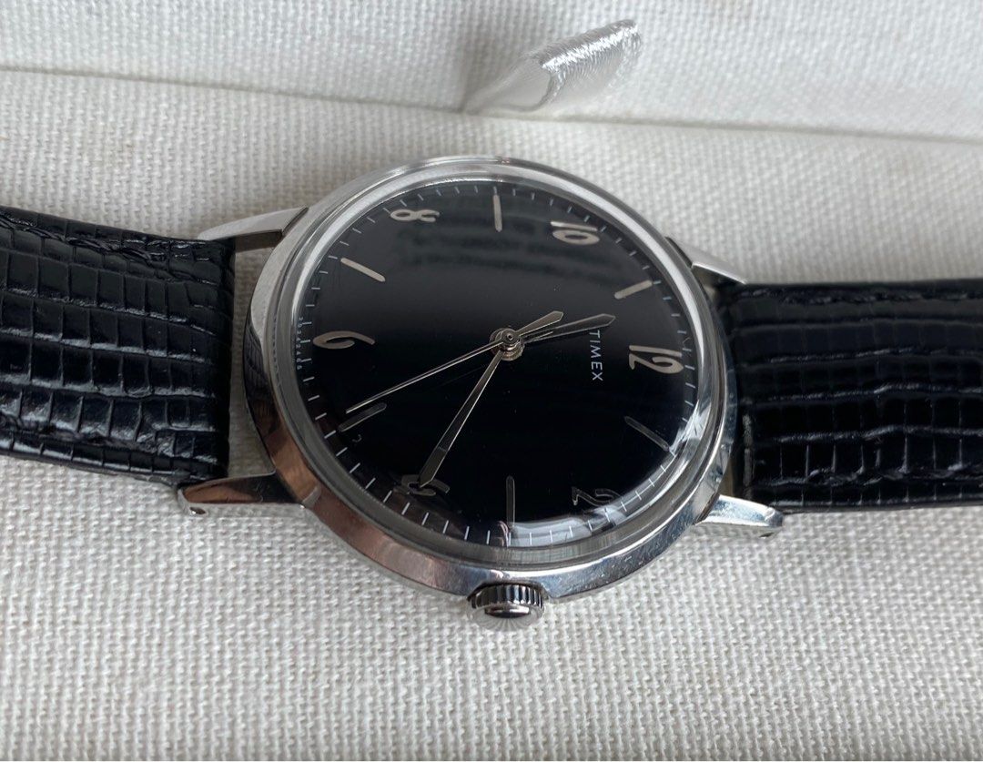 Timex Marlin TW2T18200 Mechanical Hand Wind, Men's Fashion, Watches ...