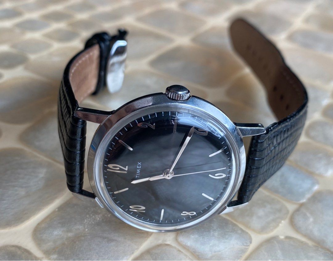 Timex Marlin TW2T18200 Mechanical Hand Wind, Men's Fashion, Watches ...