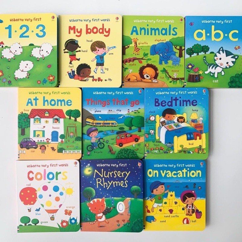 Usborne very first words set 10 books, Hobbies & Toys, Books ...