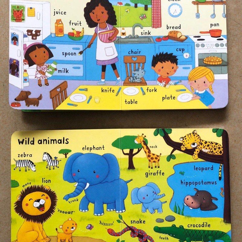 Usborne very first words set 10 books, Hobbies & Toys, Books ...