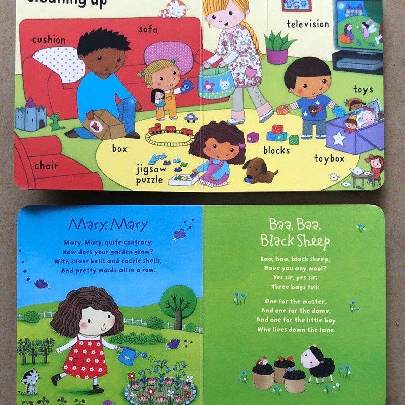Usborne very first words set 10 books, Hobbies & Toys, Books ...