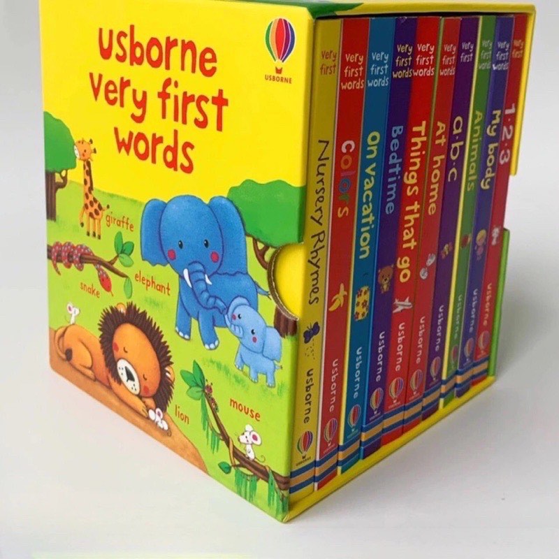 Usborne very first words set 10 books, Hobbies & Toys, Books ...