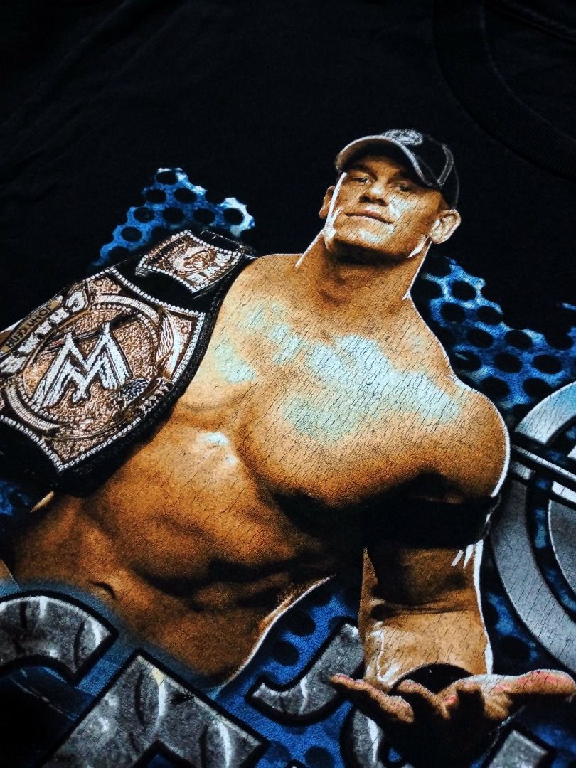 Vintage WWE Word Wrestling Entertainment John Cena 2002, Men's Fashion ...