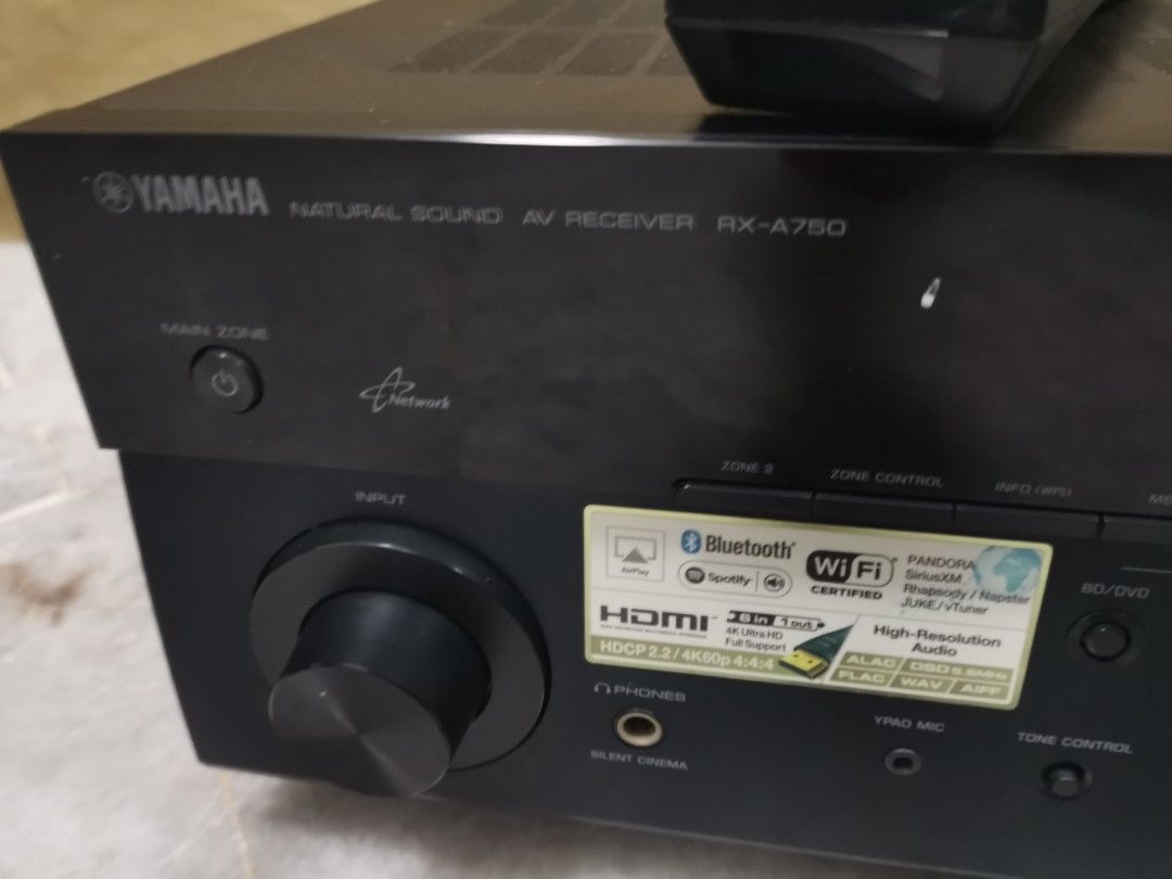 Yamaha Aventage RX-A750 7.2 Network AV Receiver, Audio, Soundbars ...