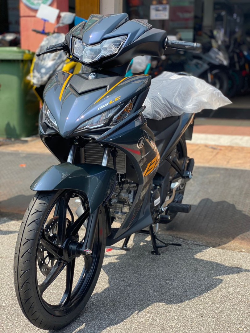 YAMAHA LC 135 v8 fi NAVY BLUE COLOR LOAN DEPOSIT RM100 FREE DELIVERY ...
