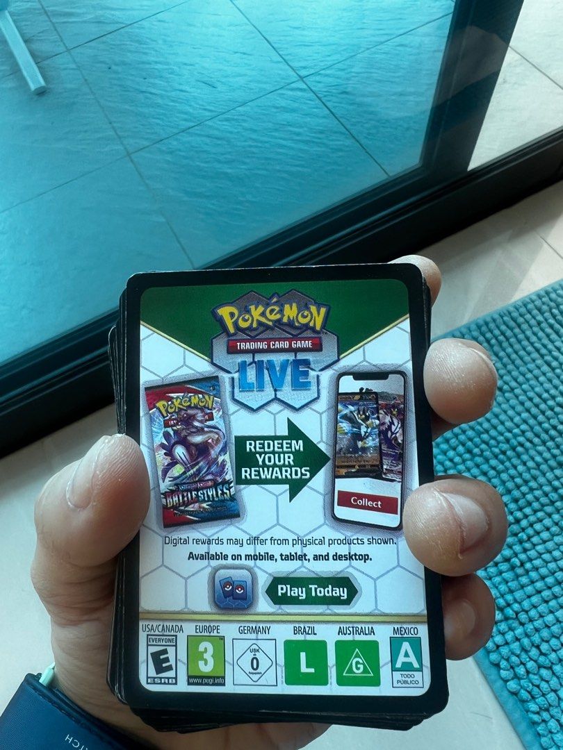 107 Pokemon TCG code cards, Hobbies & Toys, Toys & Games on Carousell