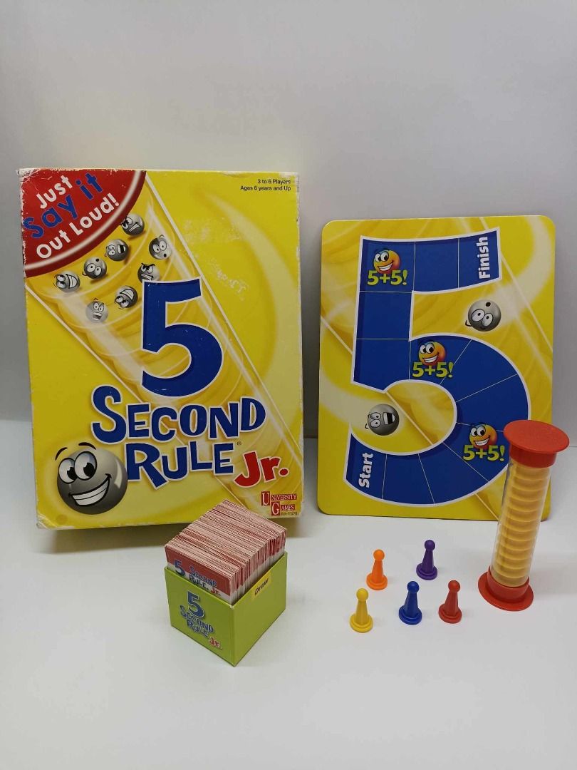 5 Second Rule Junior, Hobbies & Toys, Toys & Games on Carousell