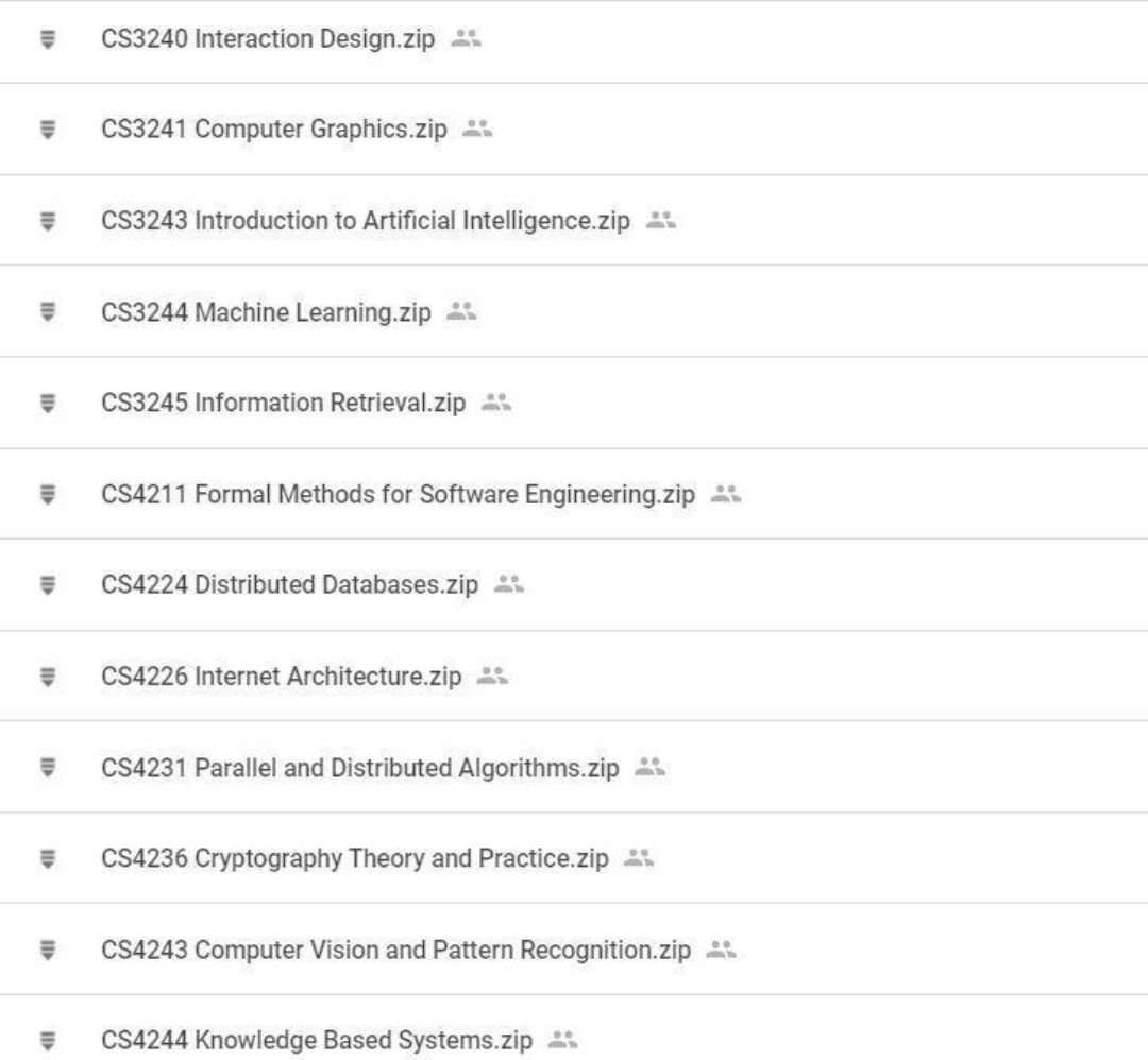 A+ NUS Computing Computer Science Engineering Information Systems Courseware + Full Module ...