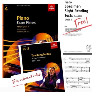 2023 & 2024 ABRSM ABRSM Piano Exam Pieces (with Audio) Grade 1, 2, 3, 5 ...