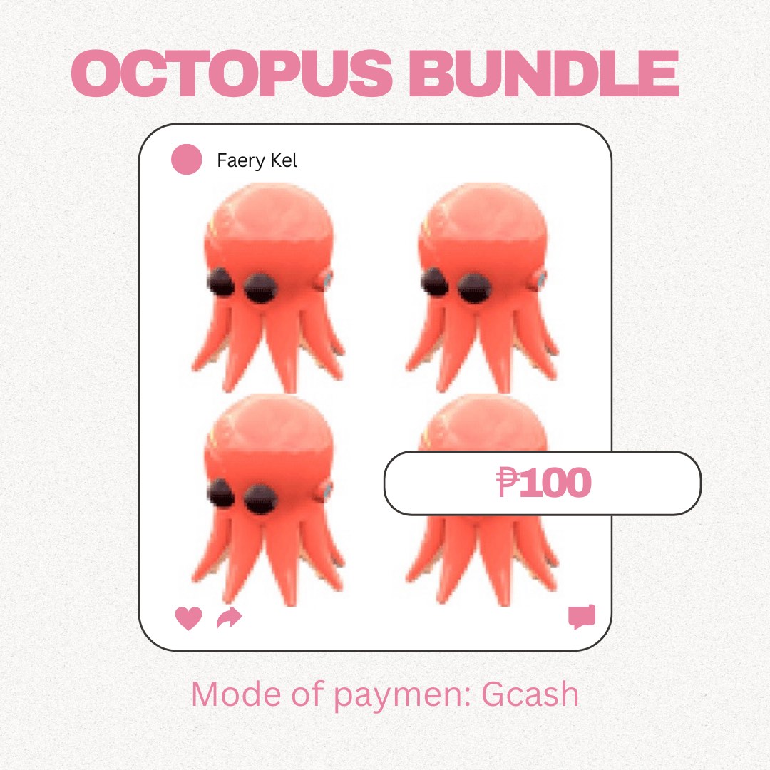 ADOPT ME | OCTOPUS BUNDLE, Video Gaming, Video Games, Others on Carousell