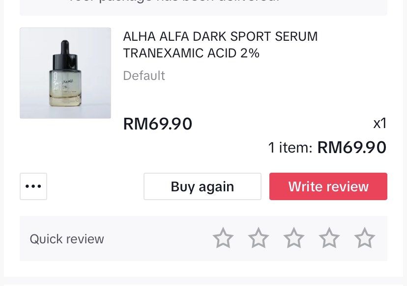 Alha Alfa Tranexamic Acid, Beauty & Personal Care, Face, Face Care on ...